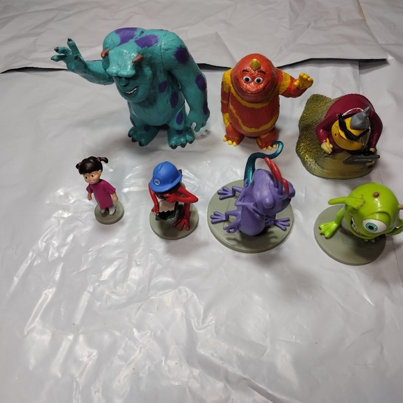 Disney | Toys | Disney Parks Pixar Monsters Inc Collectible Figures ...